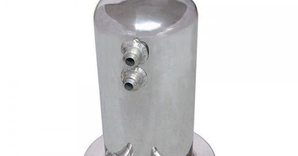 EPMAN Aluminum ALLOY 2.5 LITRE TWIN DOME FUEL SWIRL POT SURGE TANK EP ...