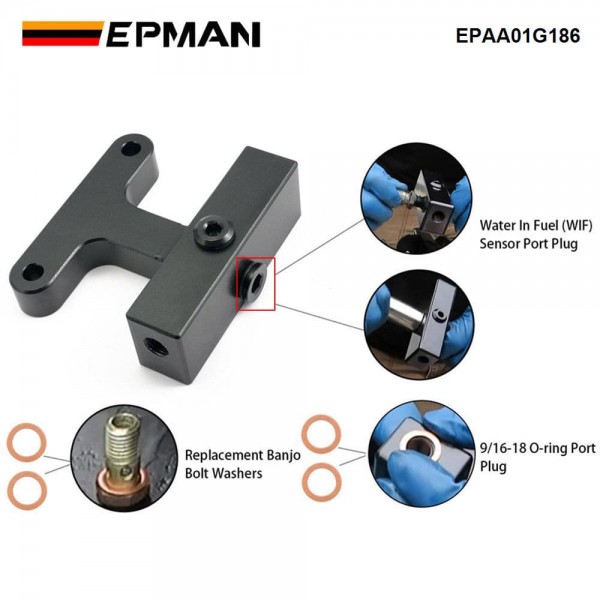 EPMAN Performance Engineering Fuel Filter Delete Tool Bypass Kit For ...