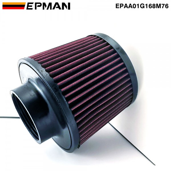EPMAN 20Sets/Carton 76MM /3" Air Filter Car Racing Universal Sport Cold ...