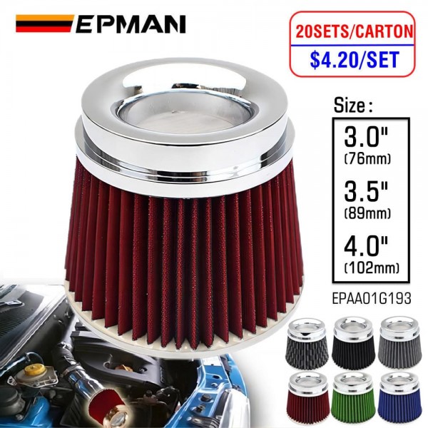 EPMAN 20Sets/Carton Power Intake High Flow Cold Air Intake Filter ...