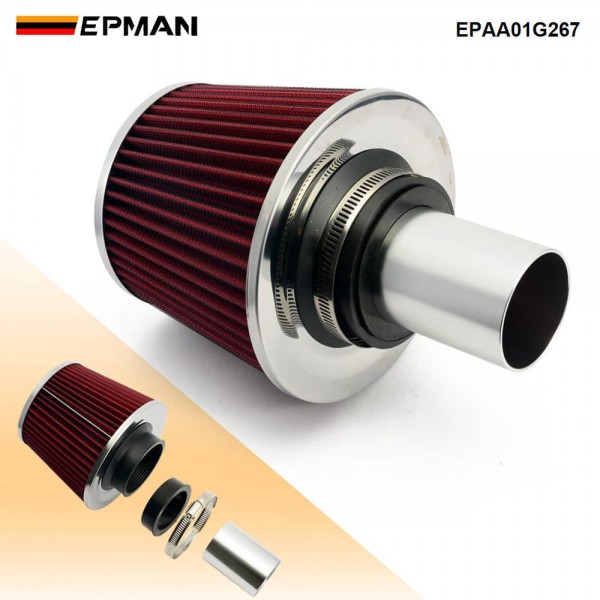 EPMAN 2.25" Dual Cone Intake Air Filters - Ideal for BMW 135, 335i ...