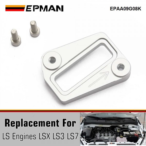 EPMAN For LS3 MAF Mass Air Flow Sensor Bung LS Billet Boss Mount Weld ...