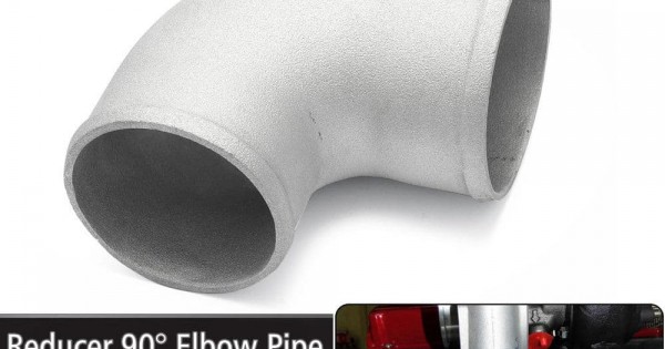 EPMAN Universal Cast Aluminum 90 Degree Reducer Pipes Intercooler Turbo ...