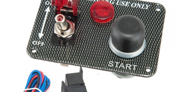 Car Switch, Red LED Switch, Racing Switch, Car Engine Switch, Start ...