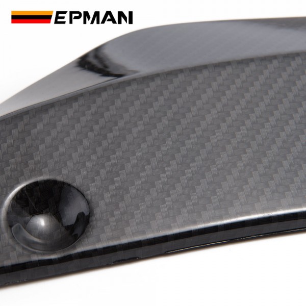 EPMAN -1Pair Carbon Fiber Universal Car Rear Bumper Lip Splitter ...