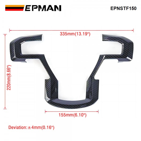 EPMAN 20SETS/CARTON Steering Wheel Trim Bezel Cover Trim Frame ...