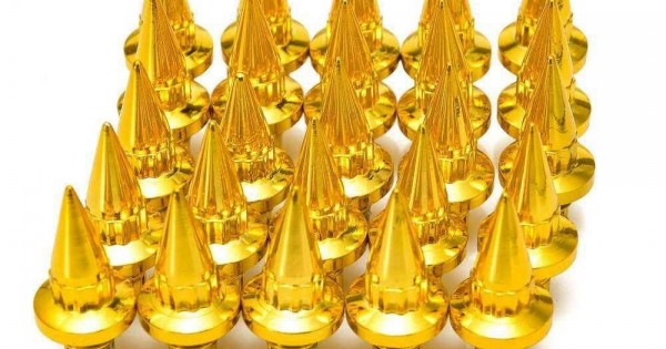 EPMAN -25PCS/Pack Plastic Spike Wheel Rivets For Wheel Rims Cap Lip ...