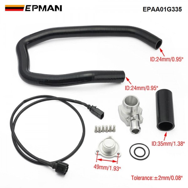 EPMAN Performance Diverter Valve Conversion Kit For Audi S3 For VW Golf ...