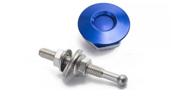 TANSKY -1.25" Universal JDM Style Push Button Billet Hood Pins Lock ...