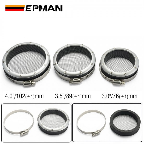 EPMAN 3" /3.5" /4" Turbo Inlet Grill Protector Guard Turbocharge Screen ...