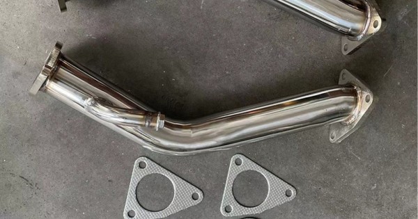 Test Pipes, Decat Catless Straight Downpipe, Exhaust downpipe, for ...