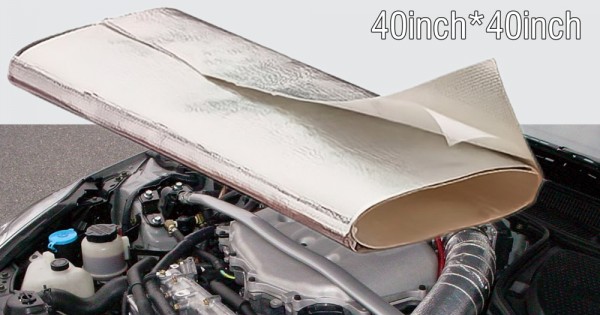 EPMAN Self Adhesive Heat Shield Protection Pad 40inch*40inch 550°C Heat ...