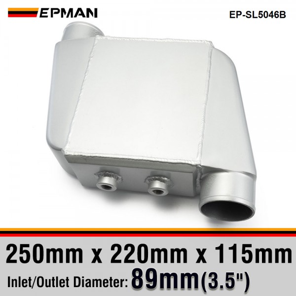 EPMAN - Air Water Liquid Intercooler Chargecooler 250mm 220mm 115mm ...