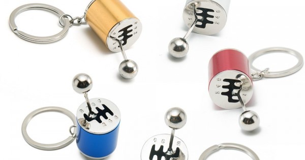 Metal Alloy 6-Speed Gear Shift Gearbox Key Ring Keyring Keychain Gifts ...