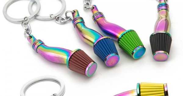 Metal Alloy Air Intake Key Ring Keyring Keychain Gifts YSK06