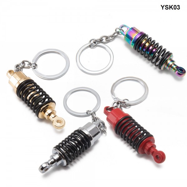 Adjustable Coilover Spring Car Part Shock Absorber Keyring Alloy ...