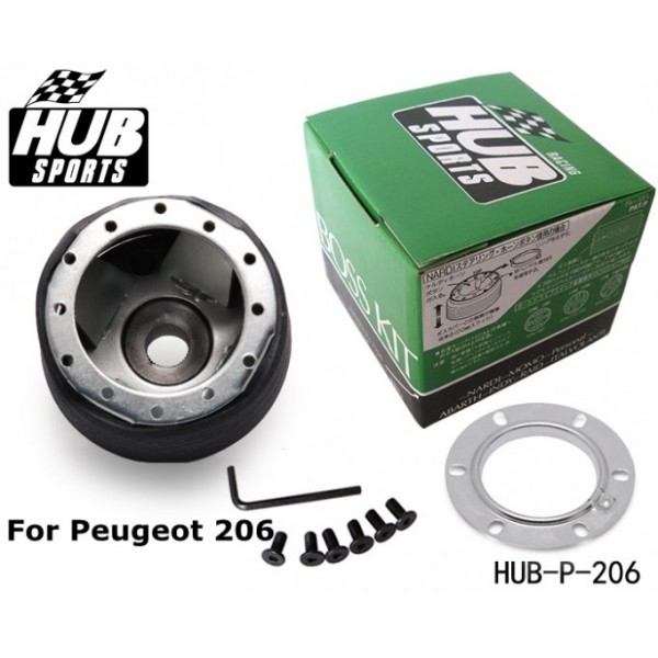 HUB SPORTS Racing Steering Wheel Hub Adapter Boss Kit for Peugeot 206 ...