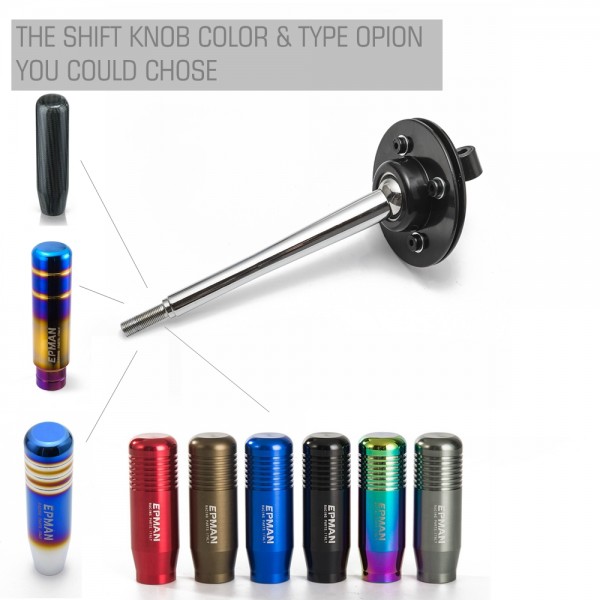 EPMAN Drift Tuning Adjustable Short Shifter Lever with Knob Kit For BMW ...
