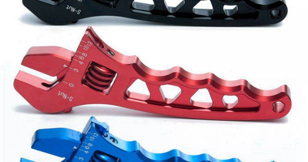 Wrench, Spanner, Adjustable AN Wrench, Hose Fitting Tool, Aluminum ...