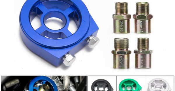 EPMAN Universal Oil Filter Cooler Sandwich Plate Adapter M22*1.5 M20*1. ...