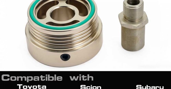 EPMAN CNC Machined Oil Filter Adapter Plate Aluminum Universal for ...