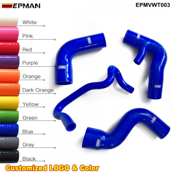 EPMAN -Silicone Intercooler Induction Intake Turbo Boost Hose Kit For ...