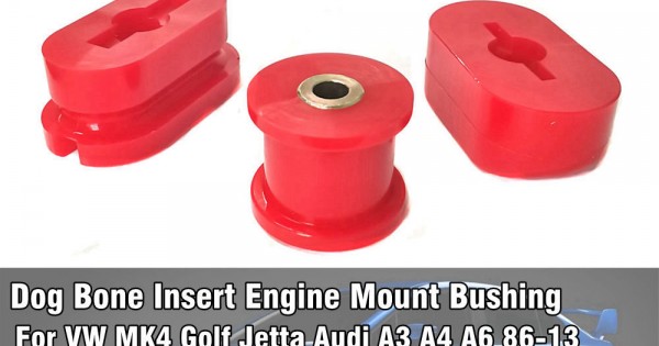 EPMAN Polyurethane Front Engine Mount Dog Bone Bushing Fit for VW Golf ...